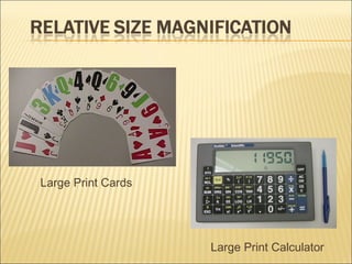 Calculation of magnification in low vision | PPT