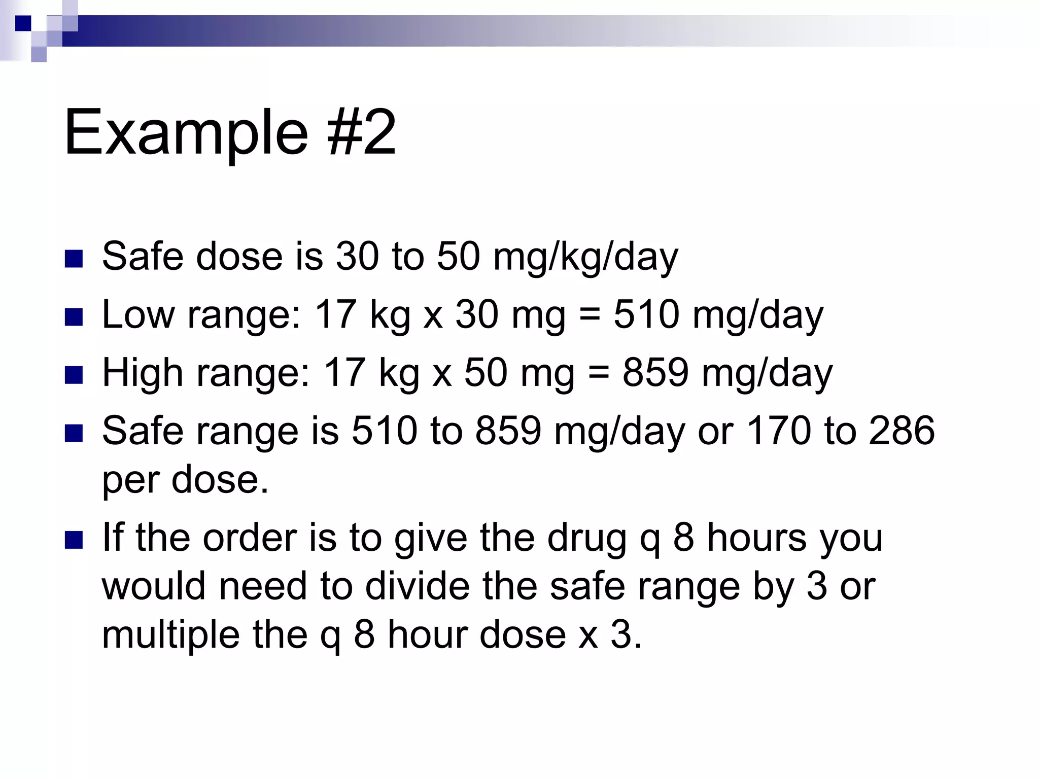 Calculation of medication in Pediatric., walaa.ppt