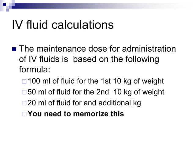 Calculation of medication in Pediatric., walaa.ppt