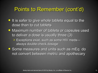 Calculation Of Oral Medication | PPT
