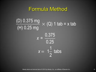 Calculation Of Oral Medication | PPT