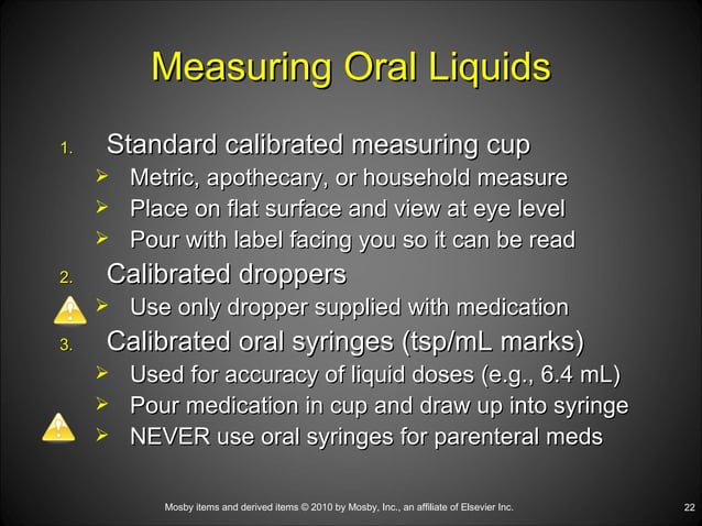 Calculation Of Oral Medication | PPT