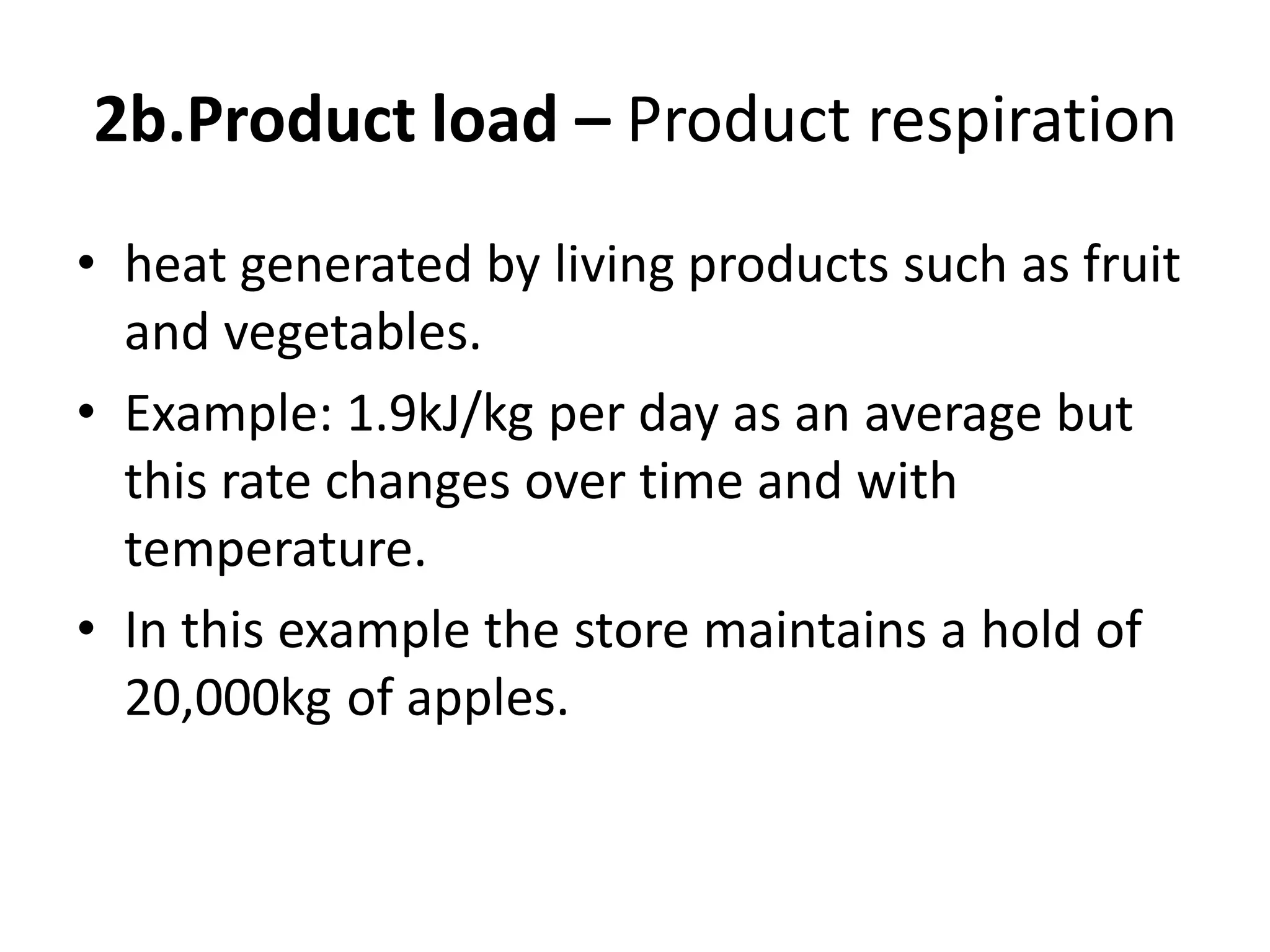 Calculation of refrigeration load | PDF