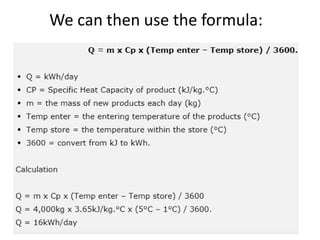 Calculation of refrigeration load | PDF