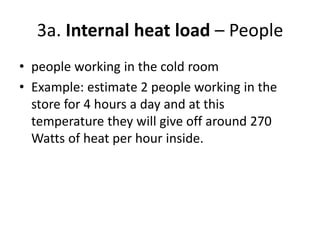 Calculation of refrigeration load | PDF