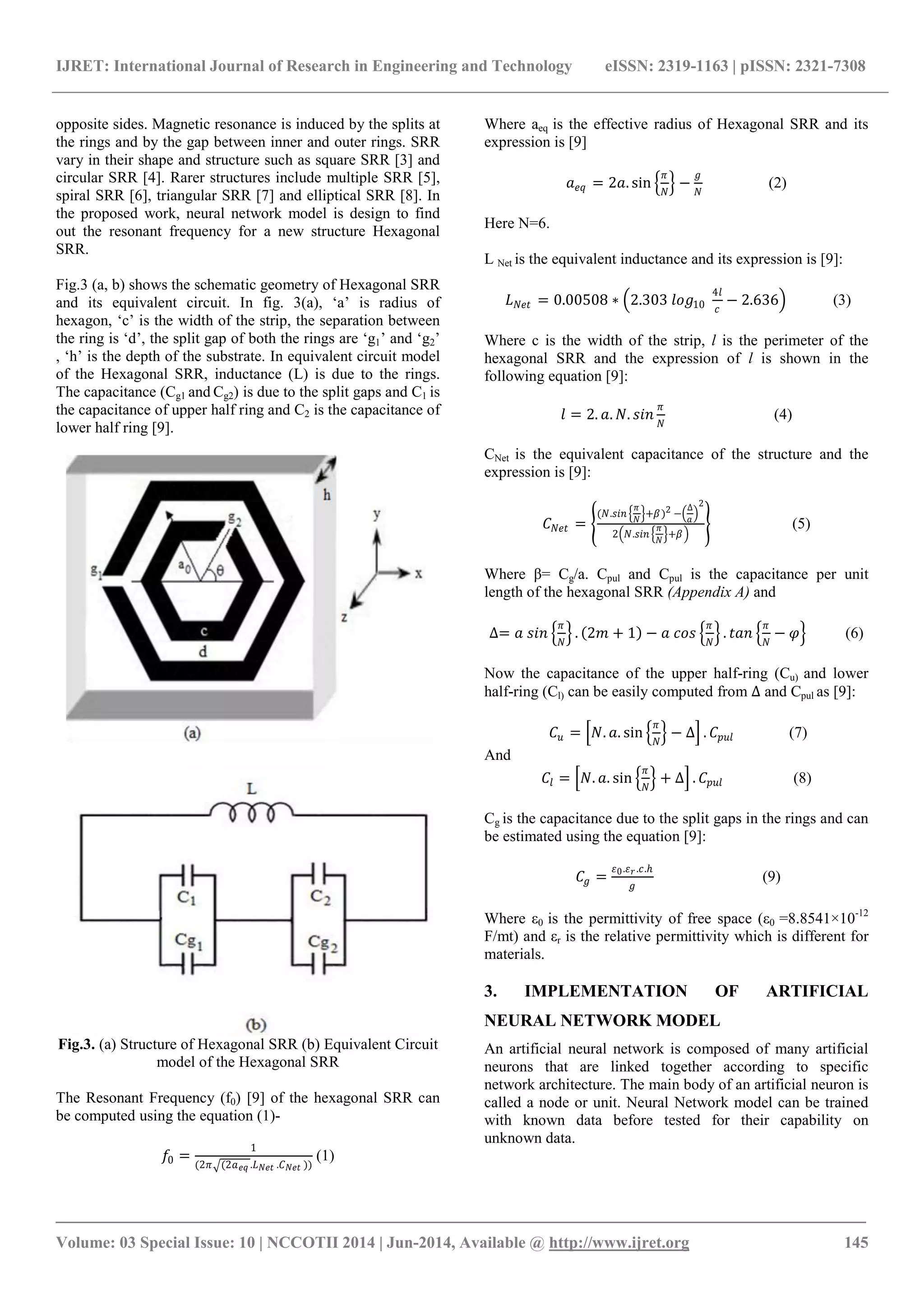 Calculation of resonant frequency of hexagonal | PDF