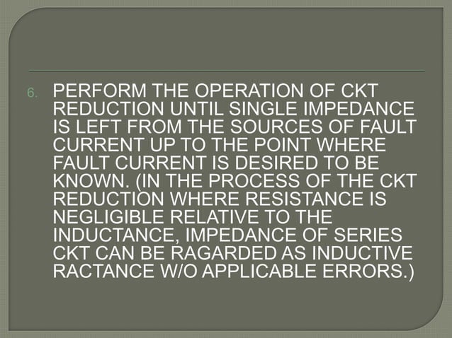 Calculation of short circuit currents | PPTX | Computer Networking ...