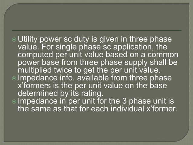 Calculation of short circuit currents | PPTX | Computer Networking | Computing