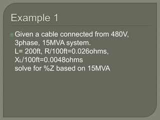 Calculation of short circuit currents | PPTX | Computer Networking | Computing