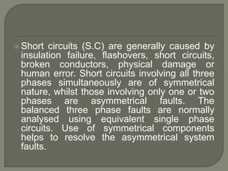 Calculation of short circuit currents | PPTX