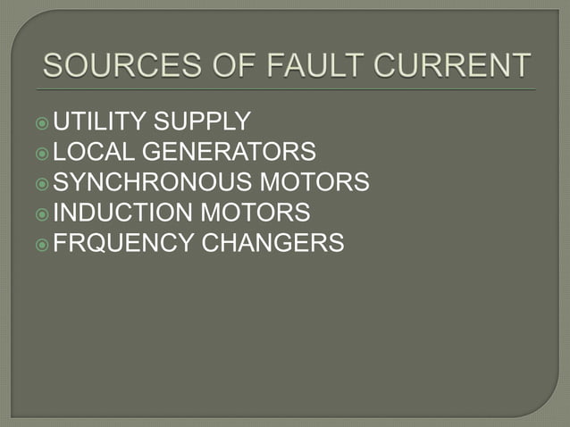 Calculation Of Short Circuit Currents Pptx Computer Networking Computing