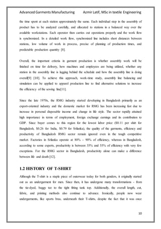 Calculation of standard minute value of T shirt | DOCX