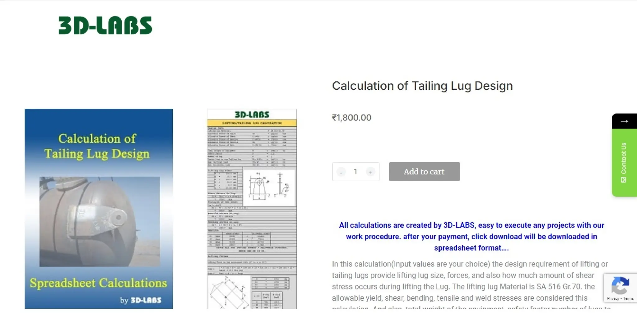 Calculation of Tailing Lug Design lug design calculation for tailing.pdf