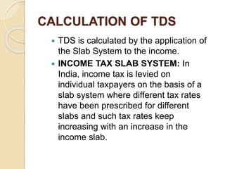 Calculation of TDS | PPT