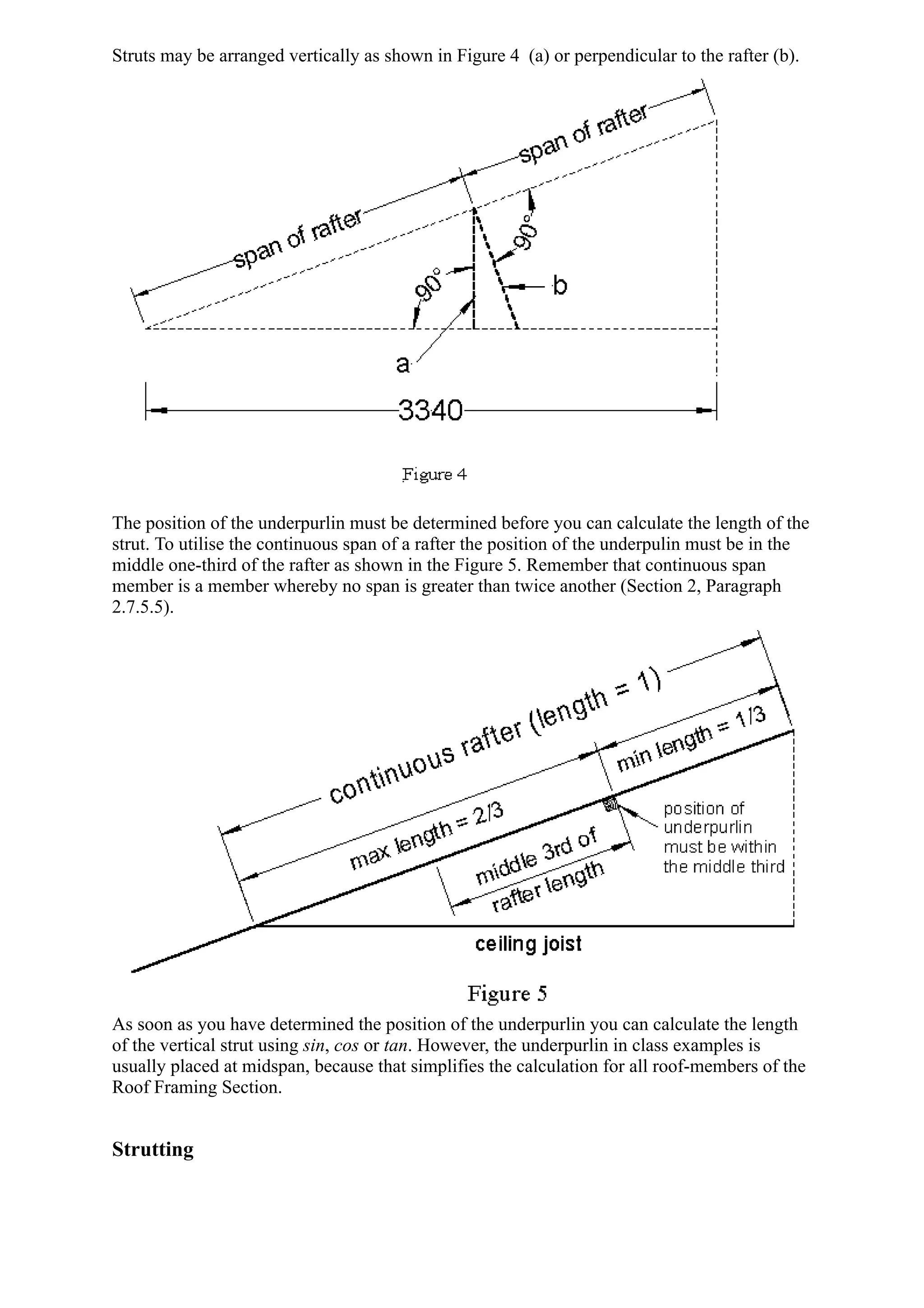 Calculation of true length of roof members | PDF