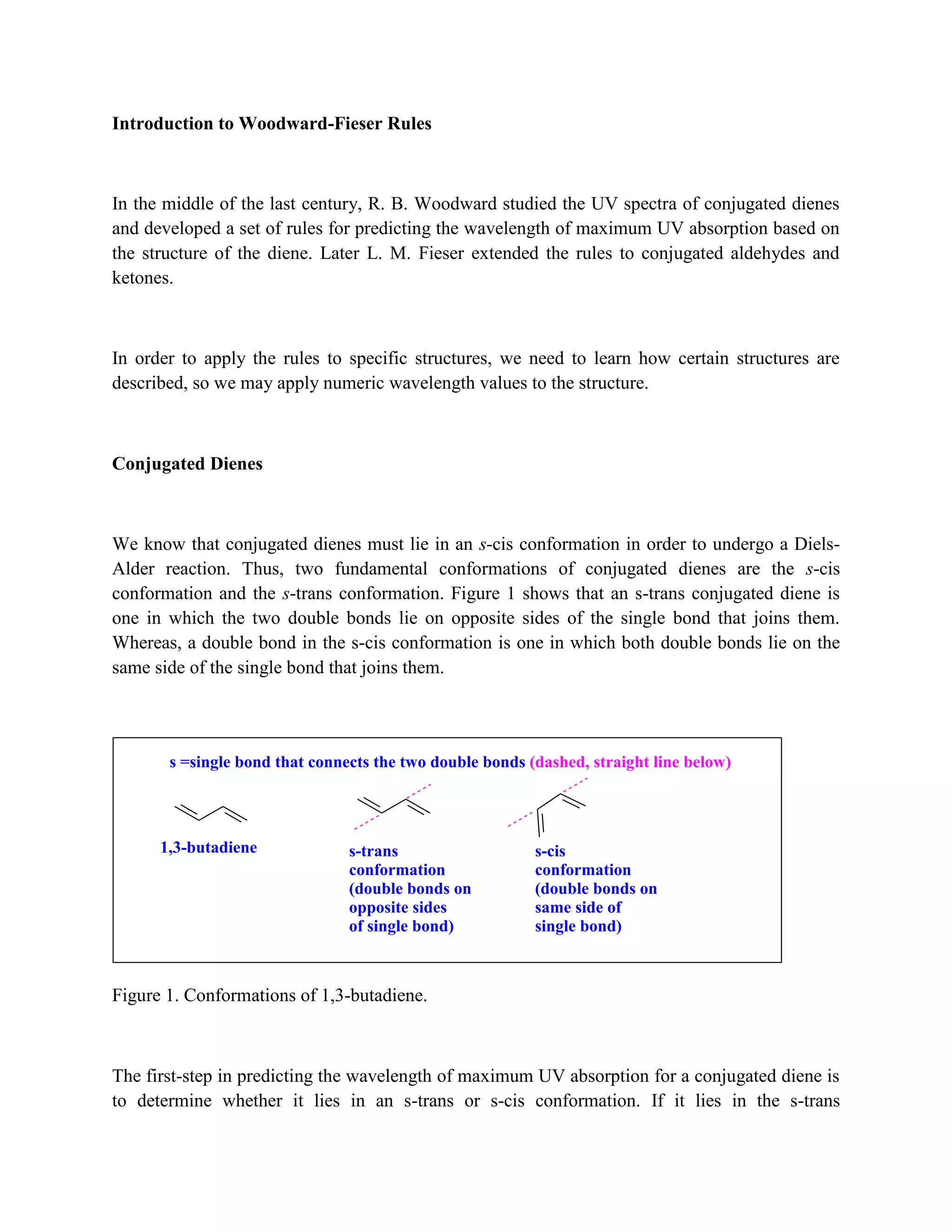 Calculation of λ using woodward fieser rules | PDF
