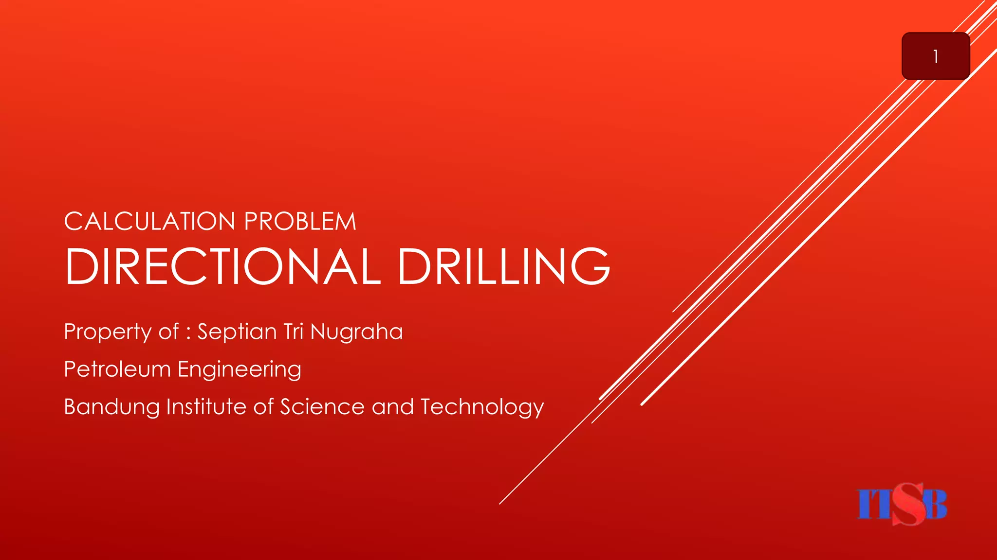 DIRECTIONAL DRILLING PROBLEM SOLVING | PPT