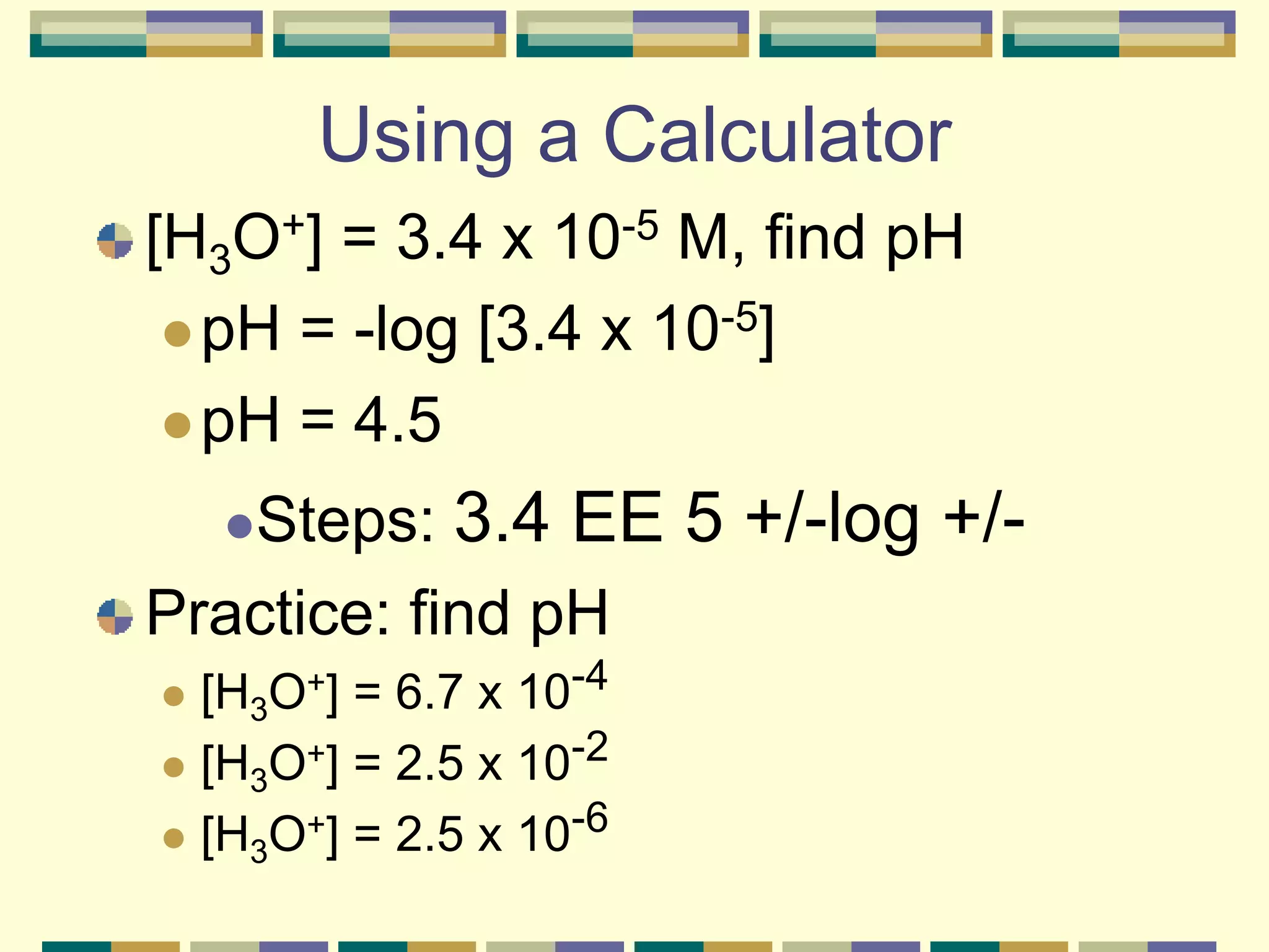 Calculations Of Ph | PPT