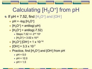 Calculations Of Ph | PPT