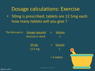 Calculations of medicine: Nursing perspective | PPT