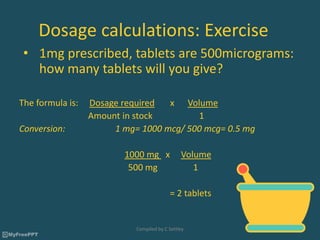Calculations of medicine: Nursing perspective | PDF