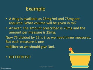 Calculations of medicine: Nursing perspective | PDF