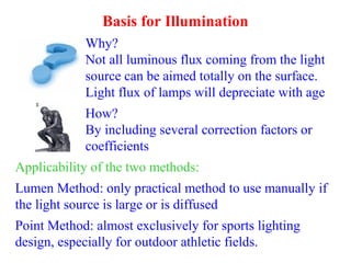 Calculations of illumination | PPT