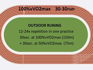 Calculations of maximal aerobic power run | PPTX