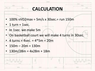 Calculations of maximal aerobic power run | PPTX | Running and Jogging ...