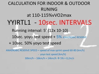 Calculations of maximal aerobic power run | PPTX