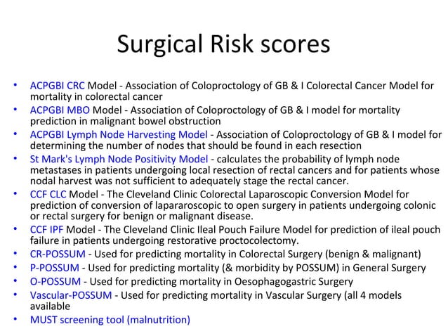 Calculations of risk scores | PPT | Digestive Disorders | Diseases and ...