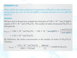 Analytical Calculation