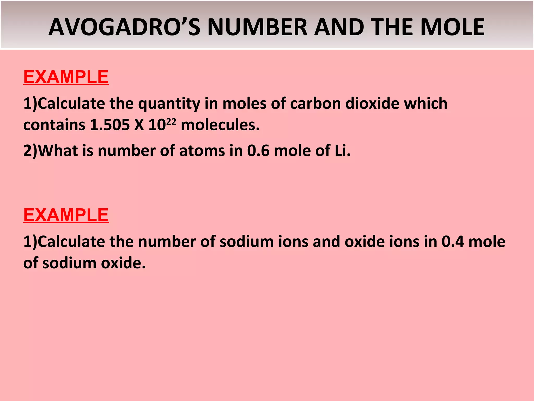 CALCULATIONS WITH CHEMICAL FORMULAS AND EQUATION | PPT