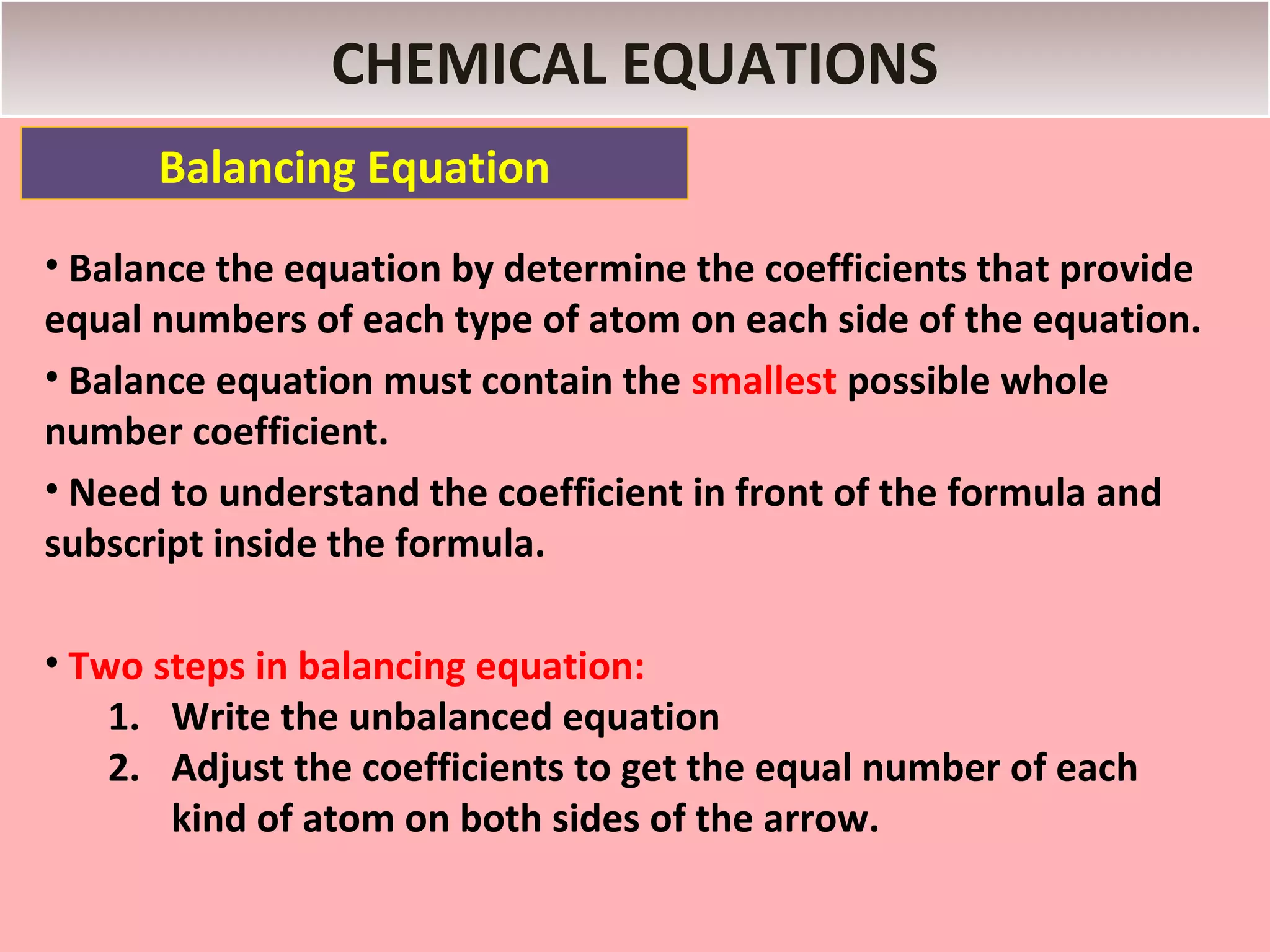 CALCULATIONS WITH CHEMICAL FORMULAS AND EQUATION | PPT | Chemistry ...