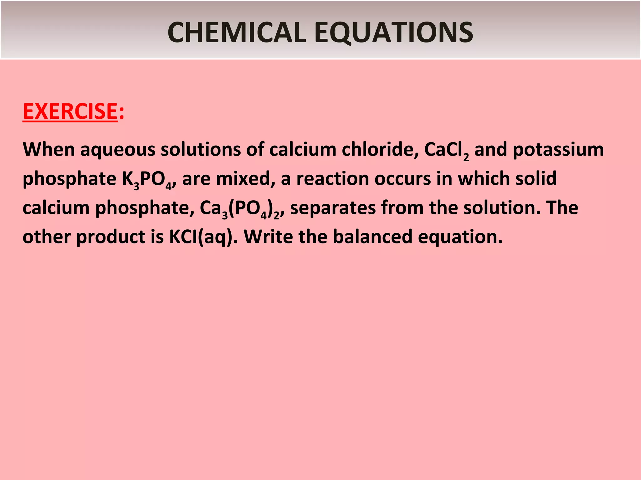 CALCULATIONS WITH CHEMICAL FORMULAS AND EQUATION | PPT
