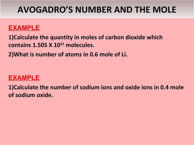 CALCULATIONS WITH CHEMICAL FORMULAS AND EQUATION | PPT | Chemistry ...