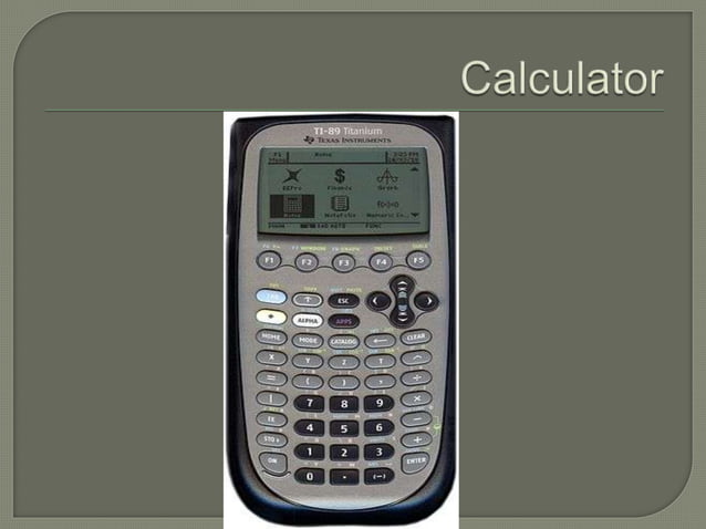 Calculator | PPTX | Science