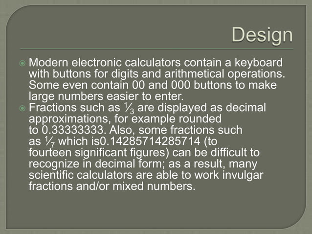 Calculator | PPTX | Science