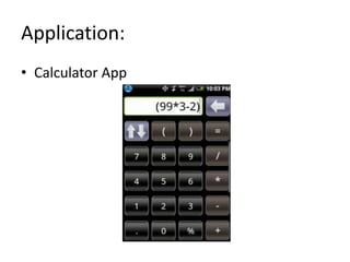Calculator.ppt Andriod Application topic | PPTX