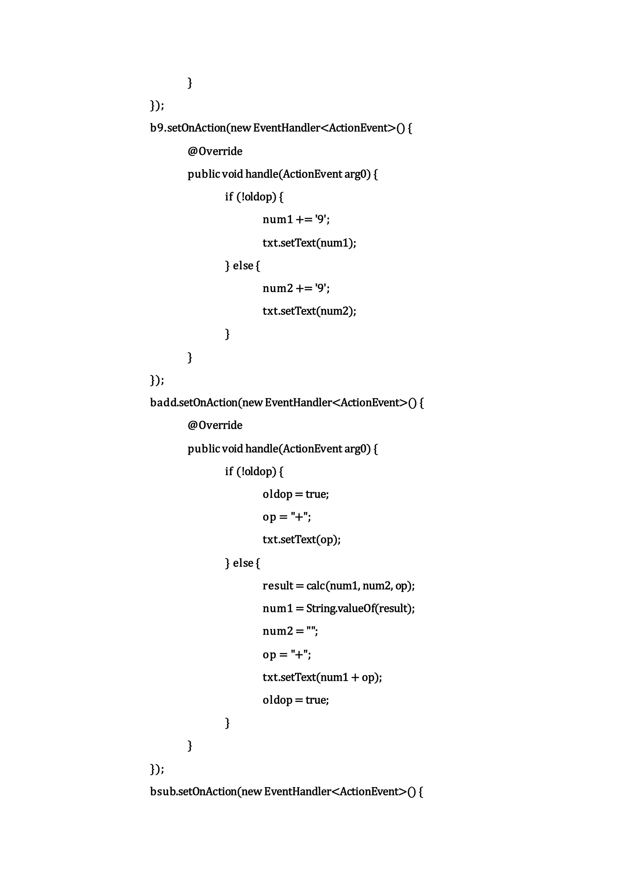 Calculator code with scientific functions in java | DOCX