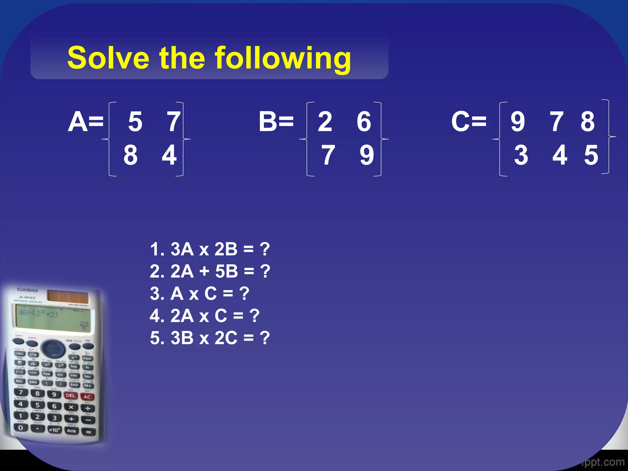 Calculator mockseminar | PPT