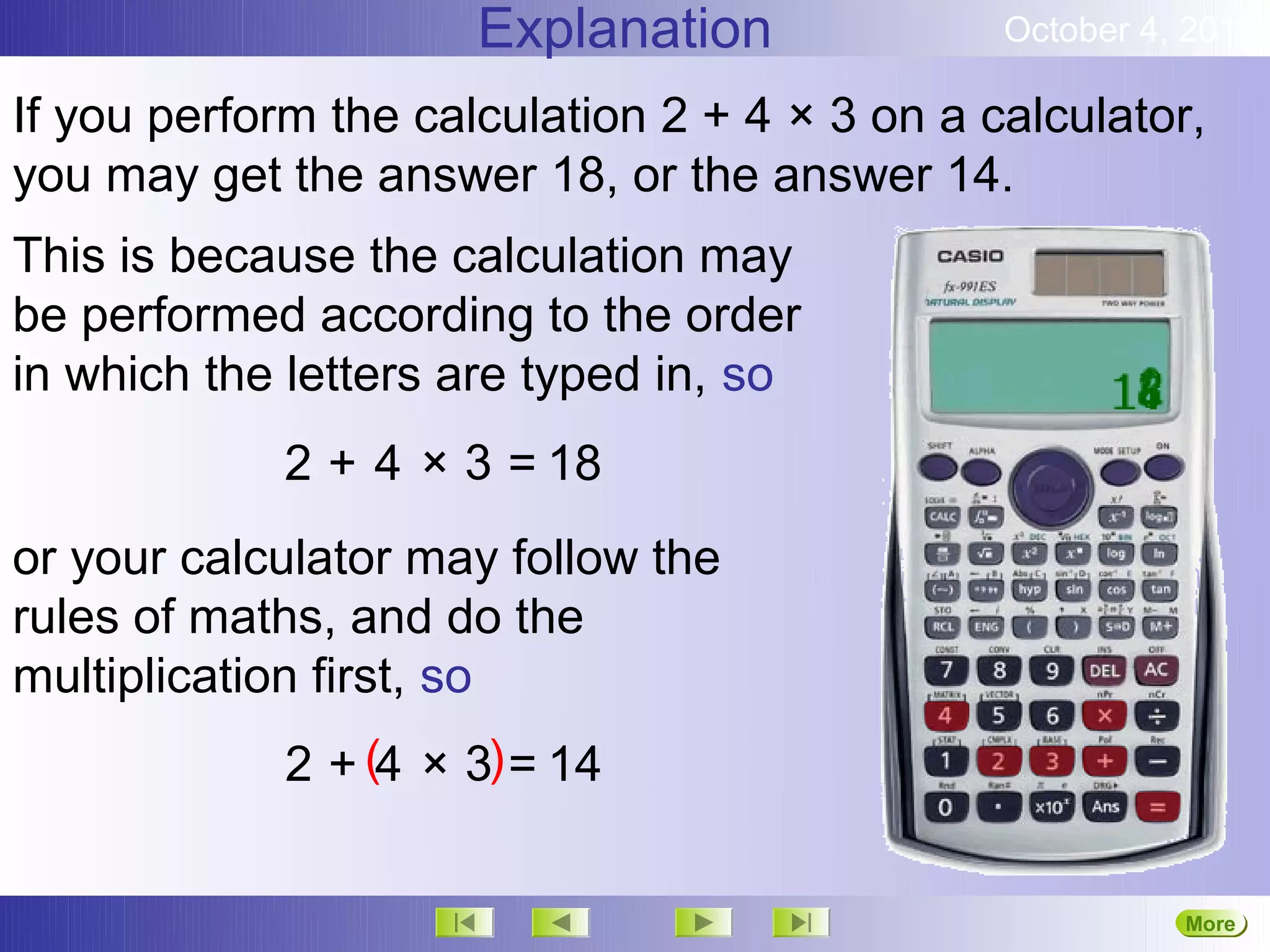 Calculators | PPT