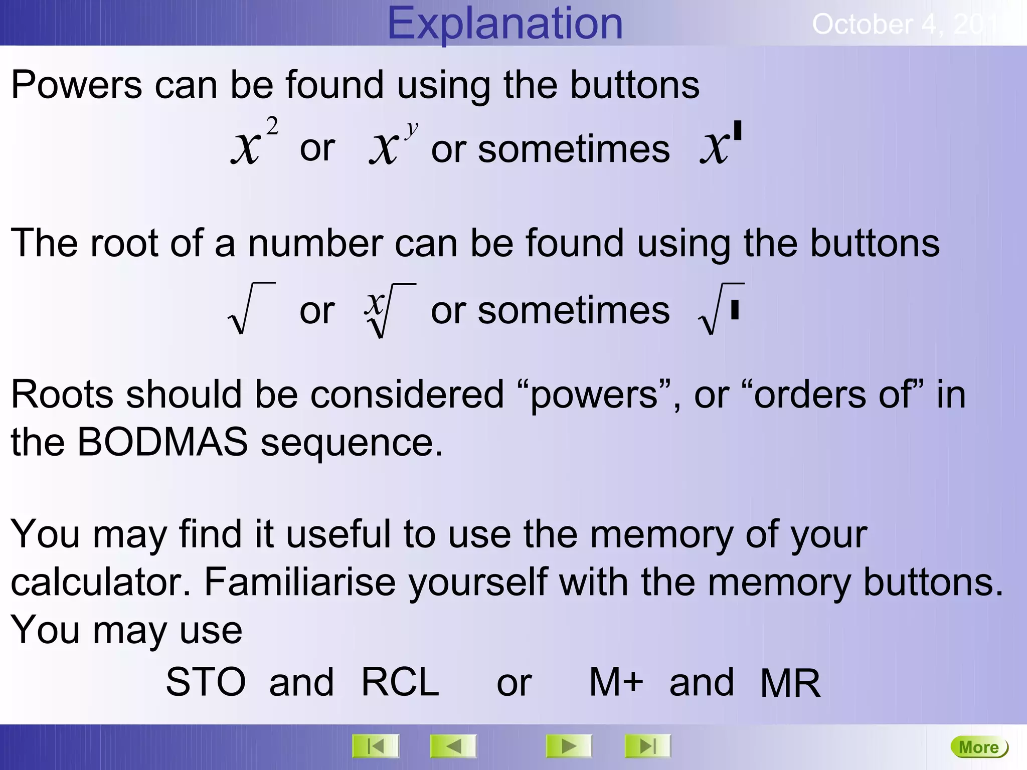 Calculators | PPT