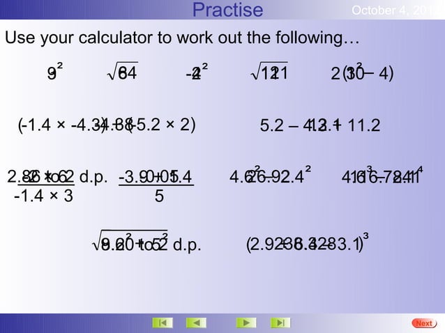 Calculators | PPT