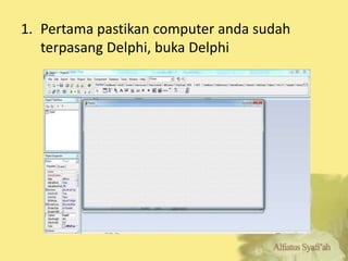Calculator Sederhana Delphi | PPT