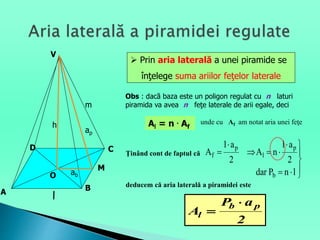 Calcul de arii si volume | PPTX