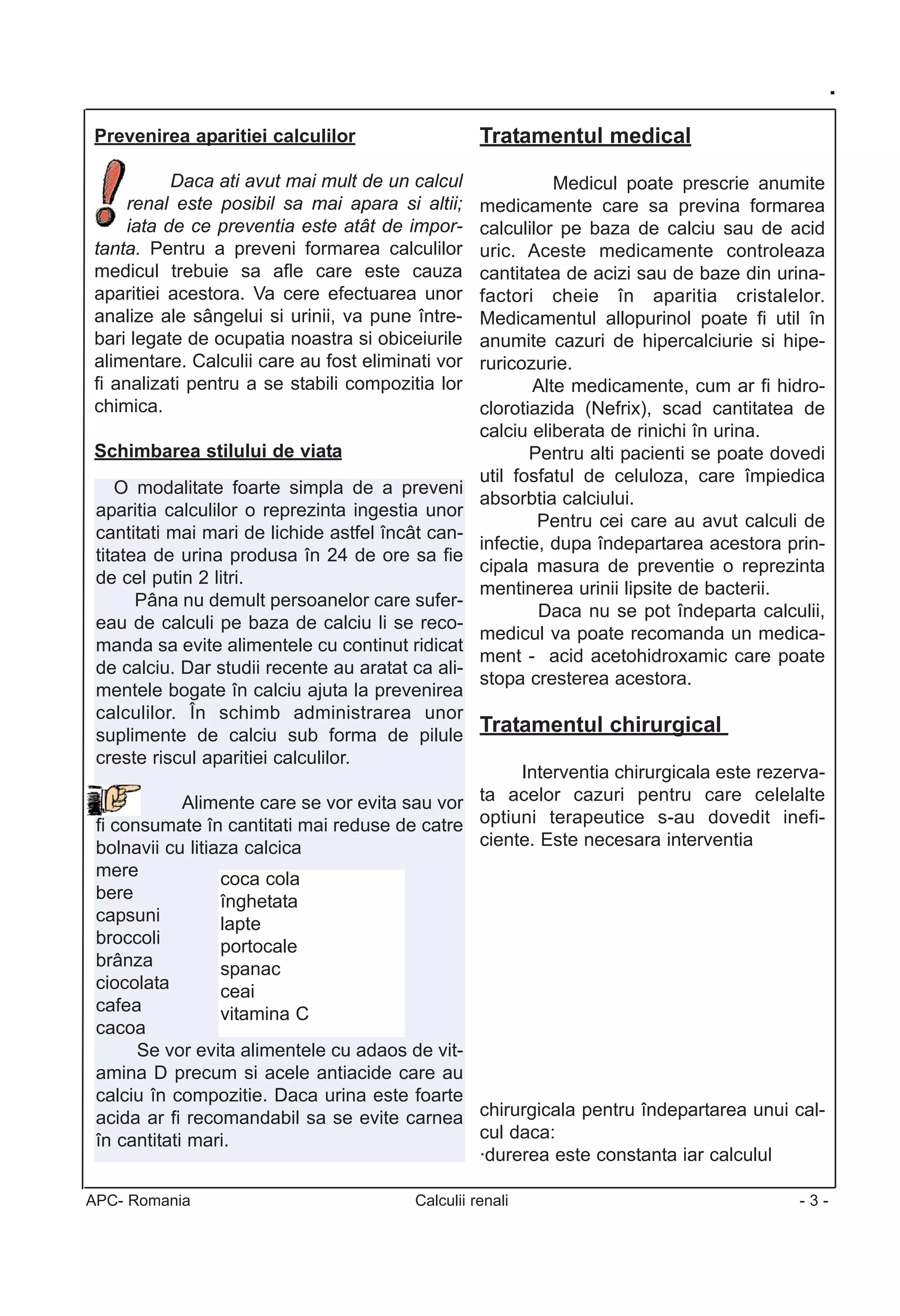 Calculi renali | PDF