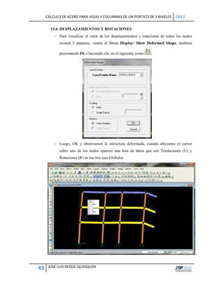 Calculo de-acero-para-vigas-y-columnas-de-un-portico-de-3-niveles1 ...