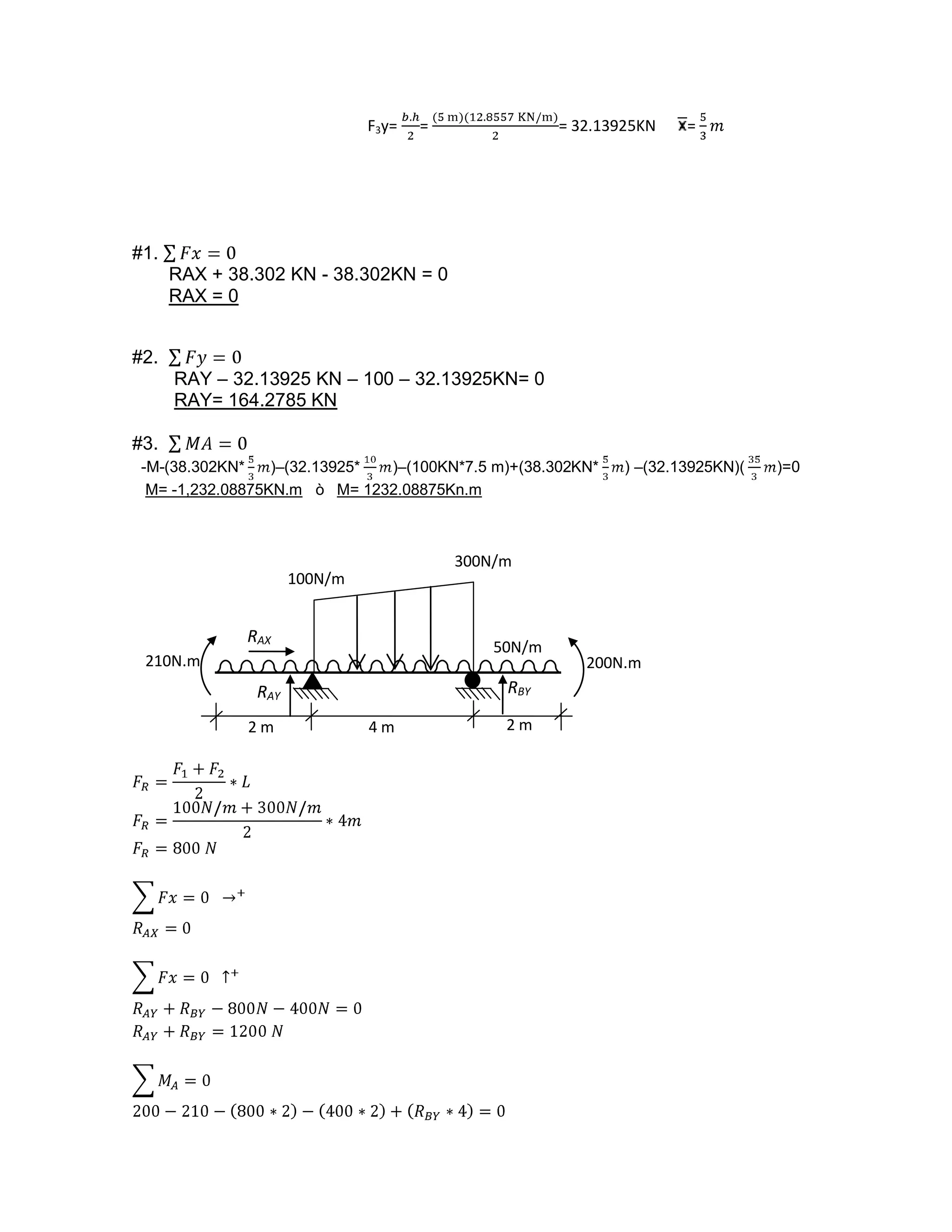 Calculo de-reacciones | PDF