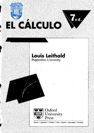 Calculo louis leithold | PDF